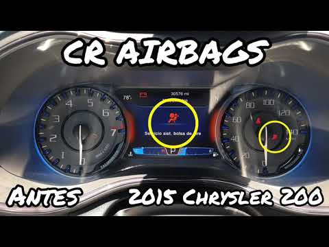 Reset Bolsas de Aire Chrysler 200 2015