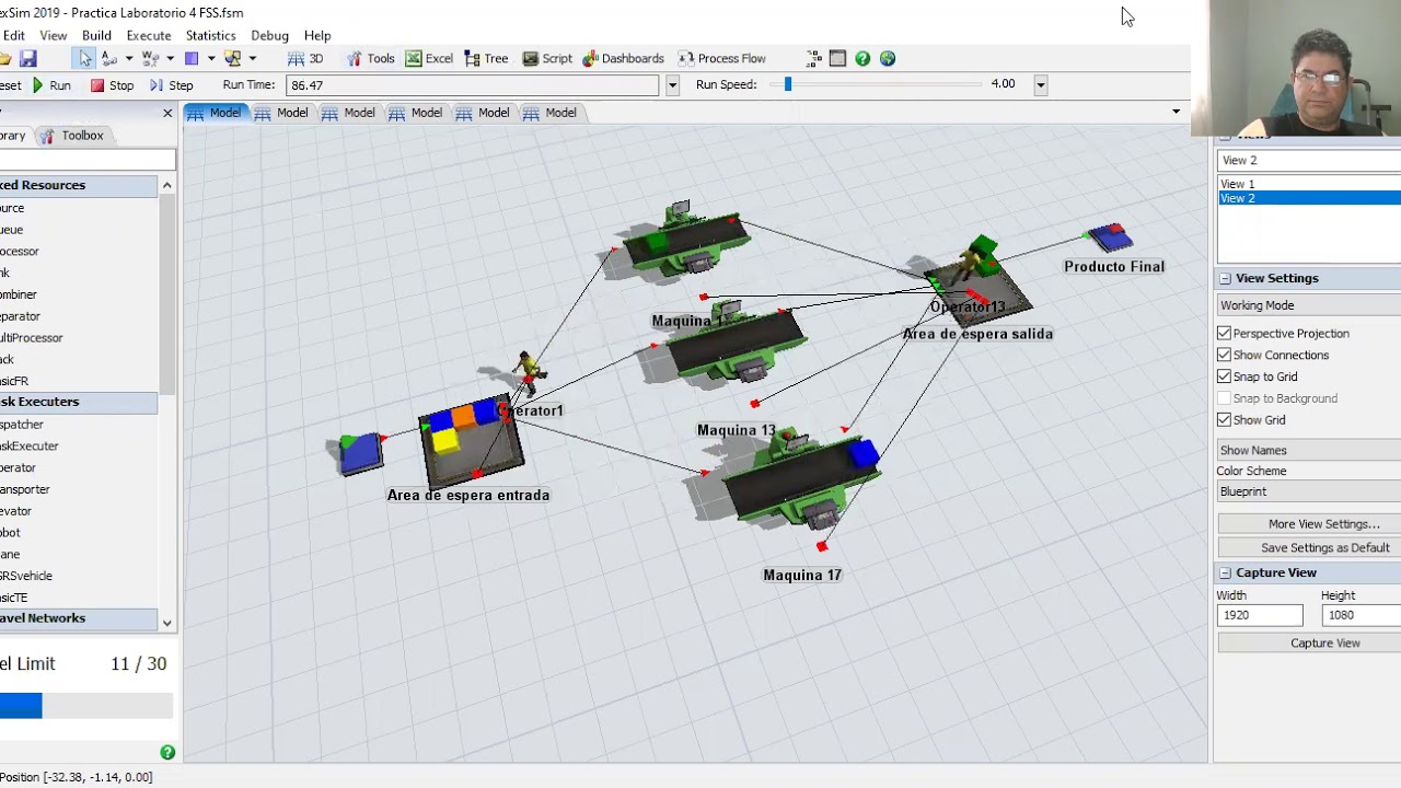Escenario Flexible Flow Shop - Maquinas en paralelo - YouTube