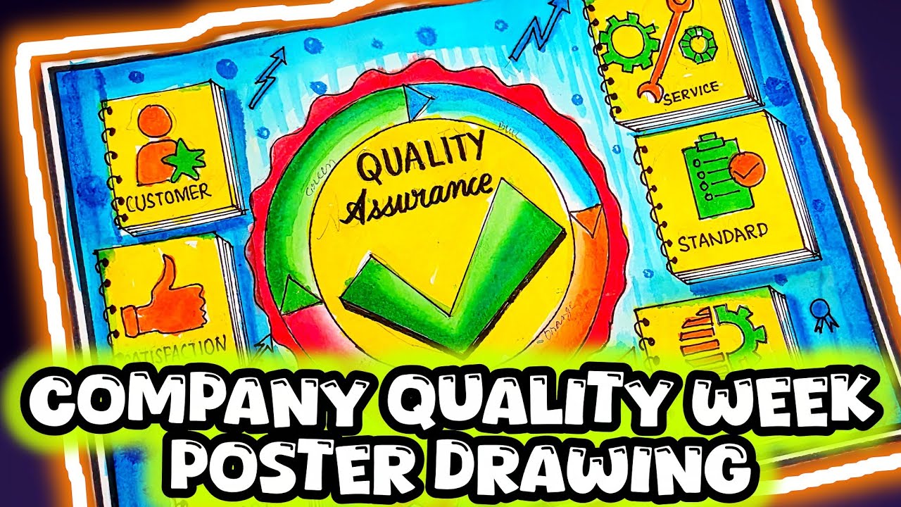 Quality Week Celebration Poster Drawing | Quality month School & Office ...