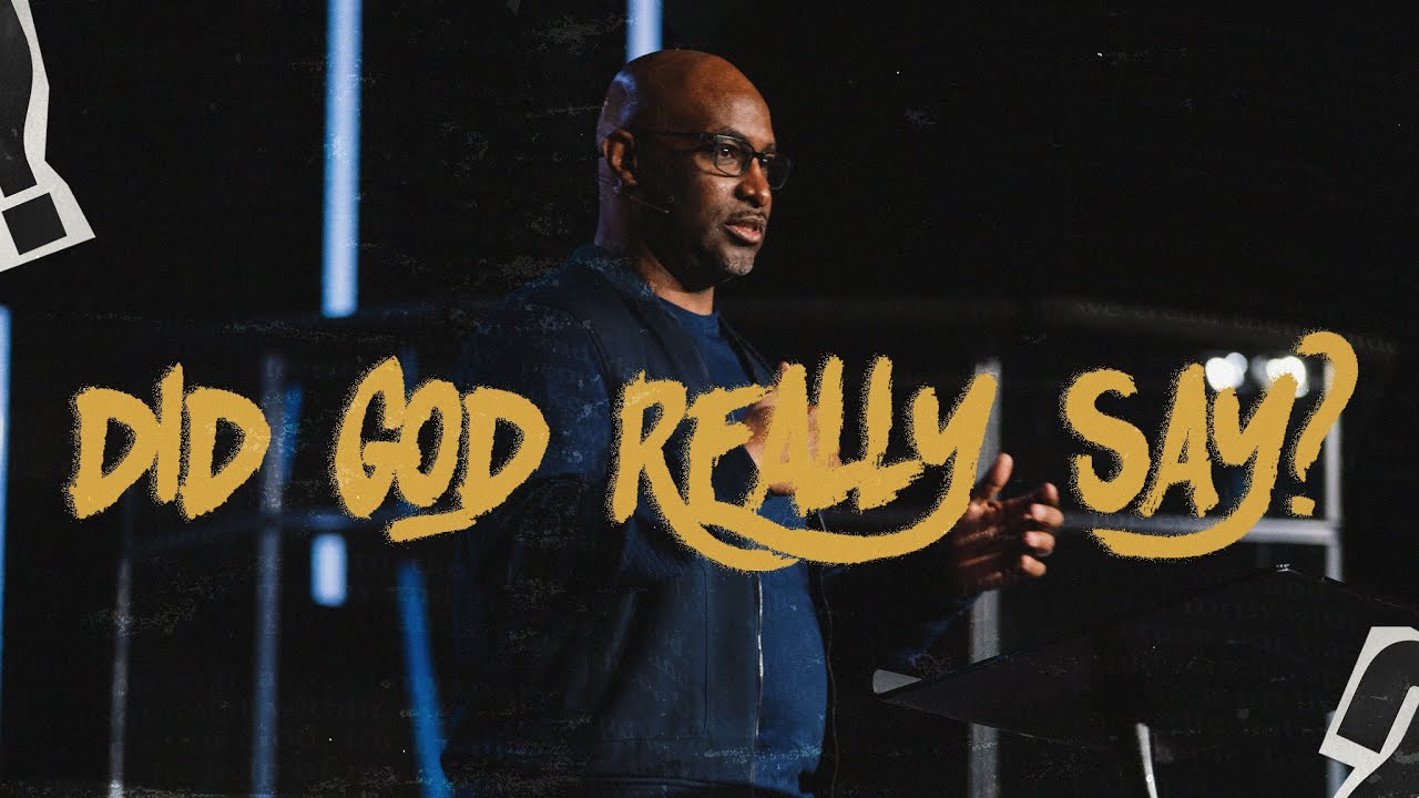 Did God Really Say? | God Said? | Pastor Tony Gilmore - YouTube