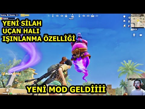 YENİ MOD GELDİ ! 2 CANLANMA HAKKI YENİ SİLAH ! UÇAN HALI GELMİŞ  GEÇMİŞ EN İYİ MOD PUBG MOBİLE