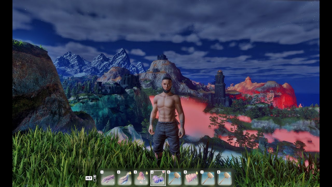 Enshrouded - 1444p RTX4070 Laptop Acer Nitro 17 DLSS Quality - YouTube