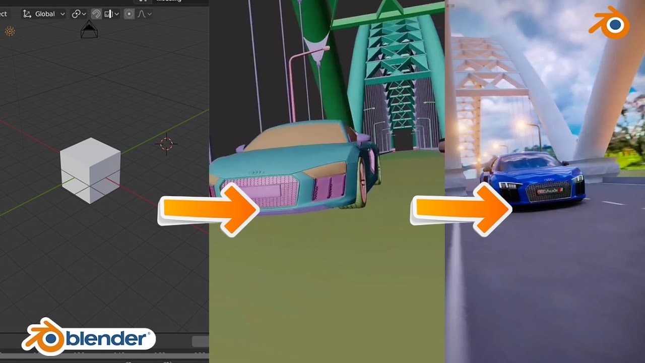 Car ANIMATION in Blender | Blender Tutorial - YouTube