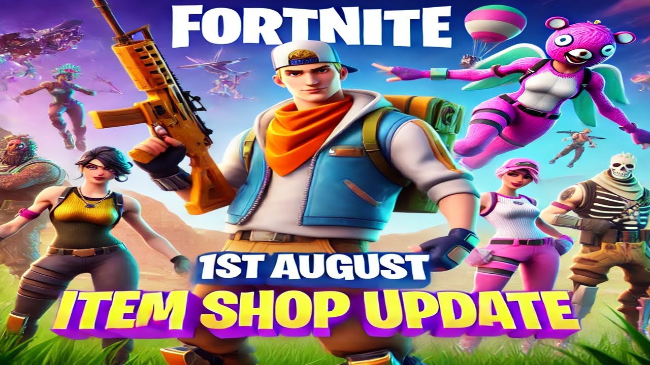 1ST OF AUGUST ITEM SHOP FORTNITE - YouTube