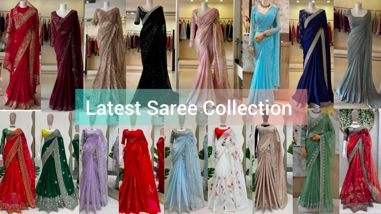 Latest Saree Collection 2025/saree Trends/wedding saree design/saree ...