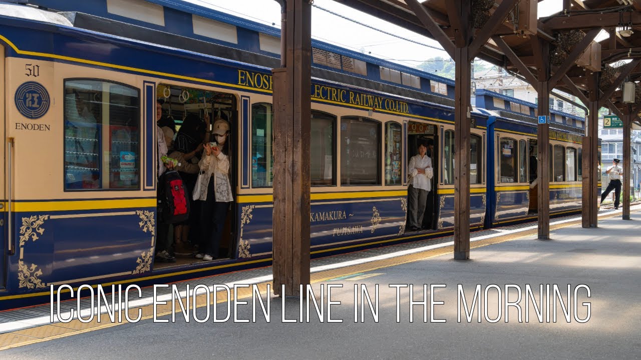 [4K Japan] Iconic Enoden Line in the Morning - YouTube