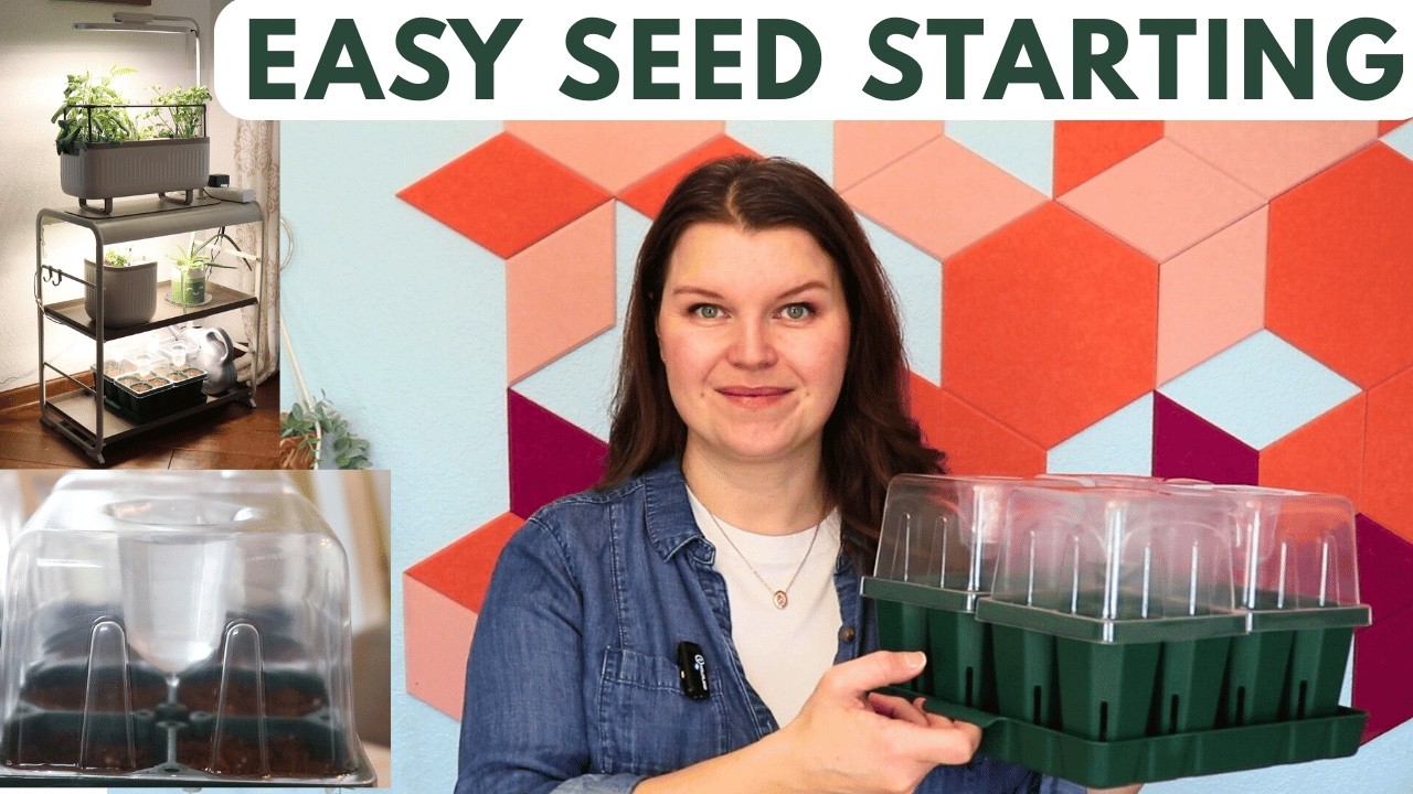 Easy Seed Starting Indoors (perfect for beginners) - YouTube