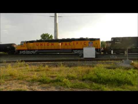 UP MOTX DDA40X #6944 On NS 35N In Macedonia Ohio With 3 Other NS Trains In June 2015 - YouTube