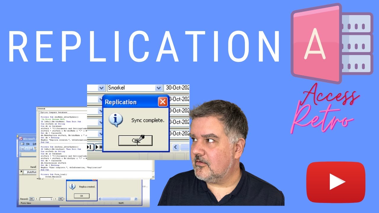 Replication in Microsoft Access - YouTube