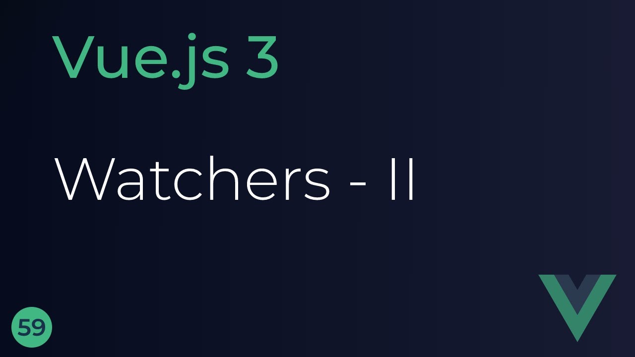 Vue JS 3 Tutorial - Replacing Watchers (Part 2) Vue JS 3 Tutorial - Replacing Watchers (Part 2)