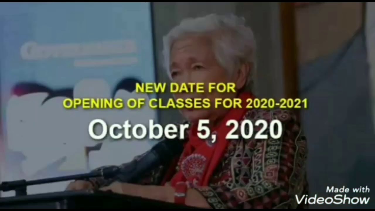 New Update for Opening of Classes - YouTube