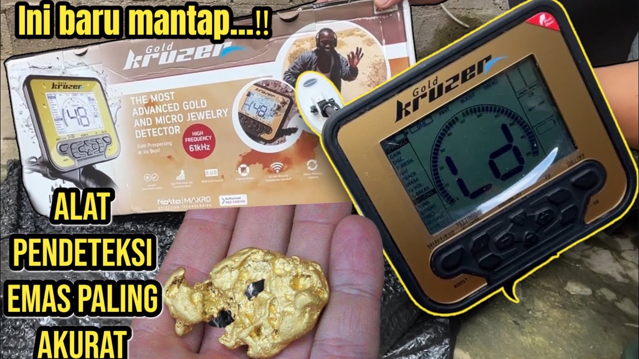 Alat pendeteksi emas paling akurat Nokta Gold Kruzer - YouTube
