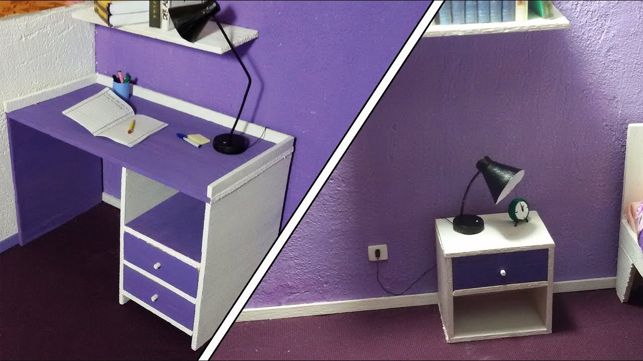 Building a set for Stop Motion Animation - Desk and bedside table ...