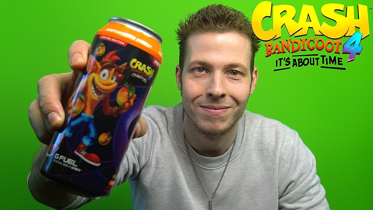 [GFuel] Crash Bandicoot 4 It's About Time Wumpa Fruit G Fuel Taste Test ...