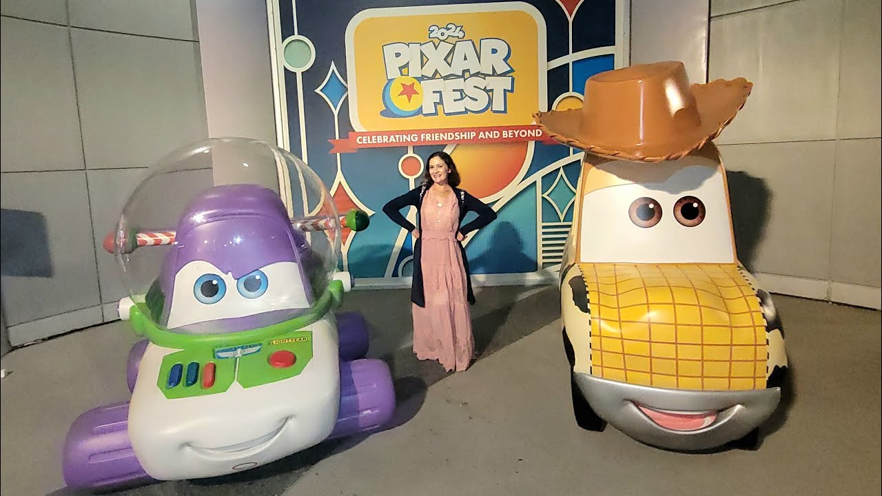 Pixar Fest Vlog! Join us for a fun day at Disneyland resort! Characters ...