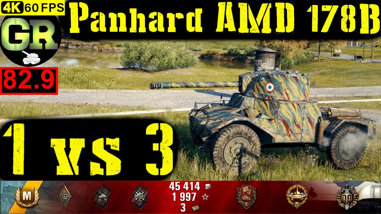 World of Tanks Panhard AMD 178B WoT Replay - 7 Kills 2.6K DMG(Patch 1.4 ...