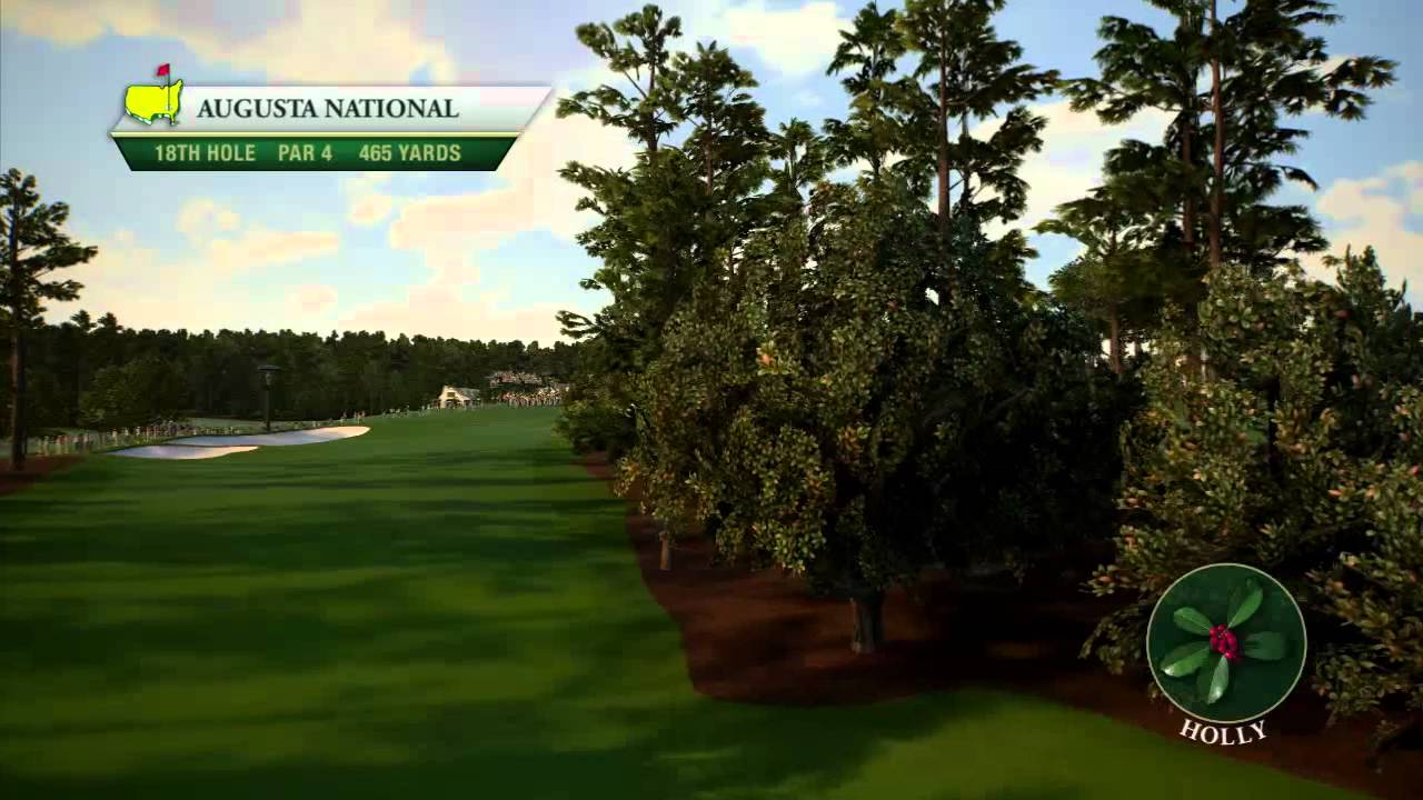 Course Flyover: Augusta National Golf Club's 18th Hole - YouTube