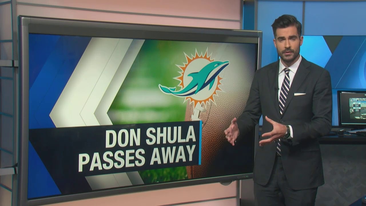 Miami Dolphins head coach Don Shula dies at 90 - YouTube