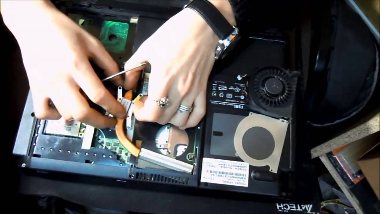 Чистка ноутбука Asus F5RL - YouTube