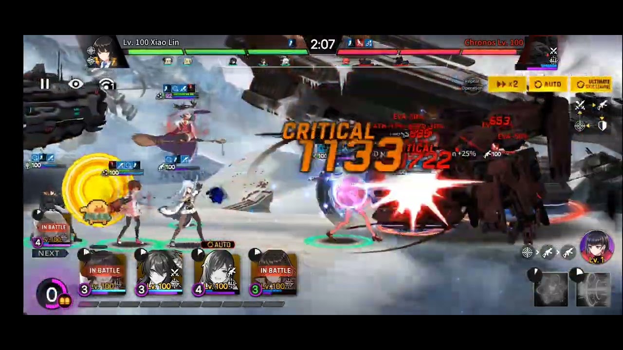 Counter:Side Global - Chloe's Credit Search Challenge Lvl 100 (Auto ...
