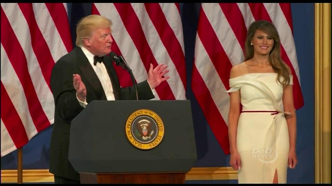 Commander in Chief Speaks at Salute to Our Armed Services Ball - YouTube
