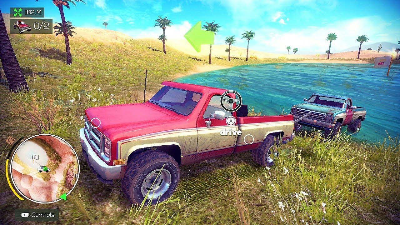 Pickup Truck Pulling Pickup Truck | Off The Road Unleashed Nintendo ...