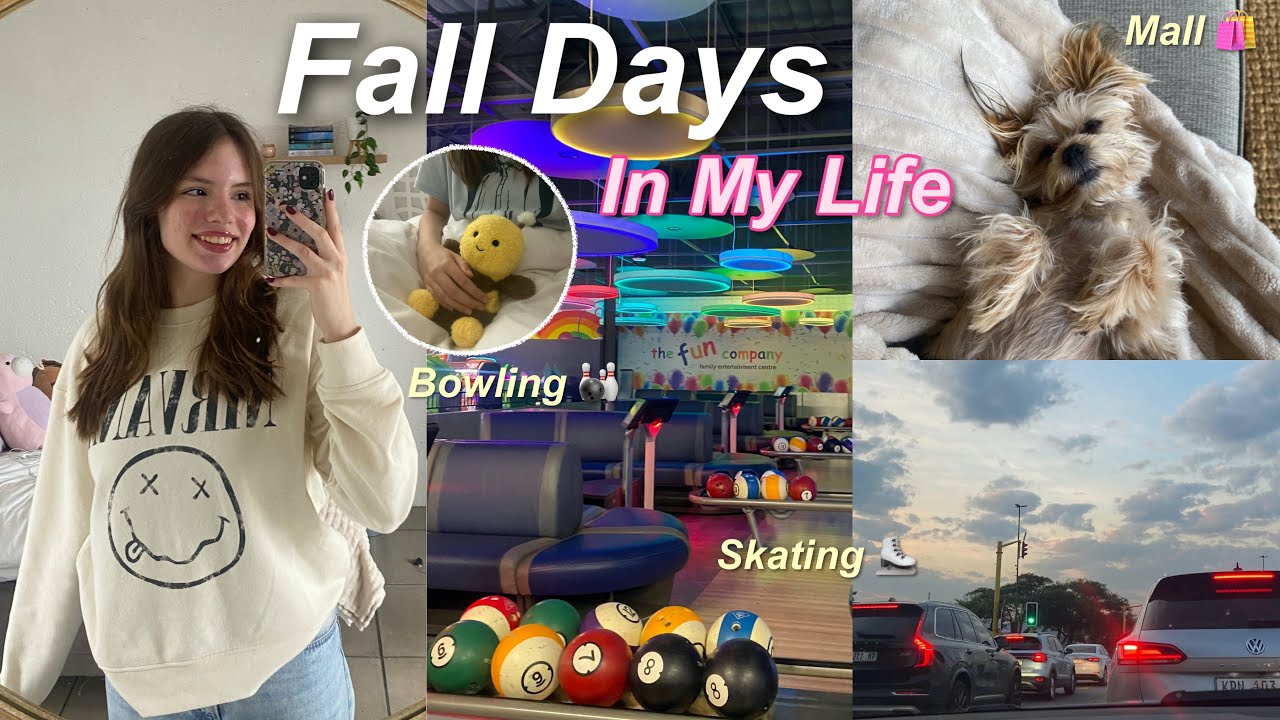 FUN FALL DAYS IN MY LIFE ⛸️🍂 | Minamoo Vlogs - YouTube
