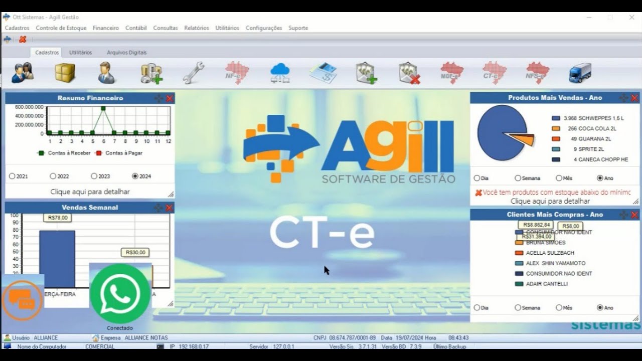 Agill Software de Gestão: CT-e + MDF-e - YouTube
