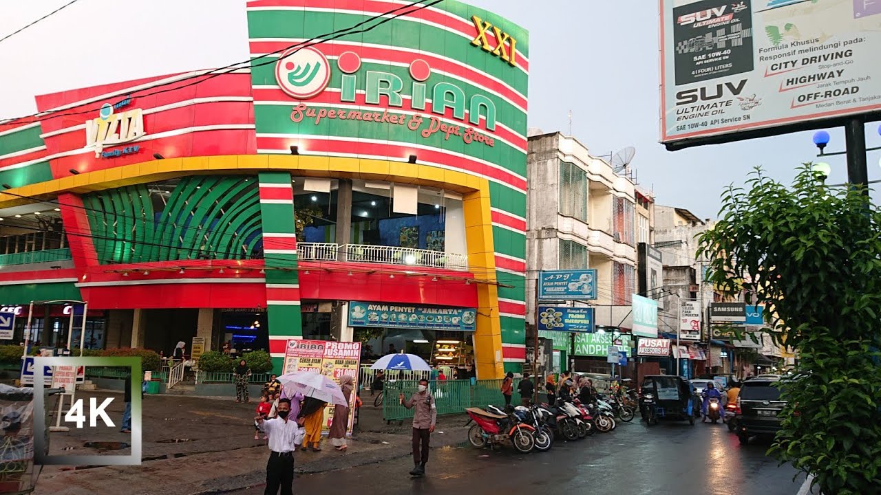 JALAN HUJAN DI KOTA KISARAN ASAHAN, HILANGKAN STRESS DI IRIAN MARKET ...