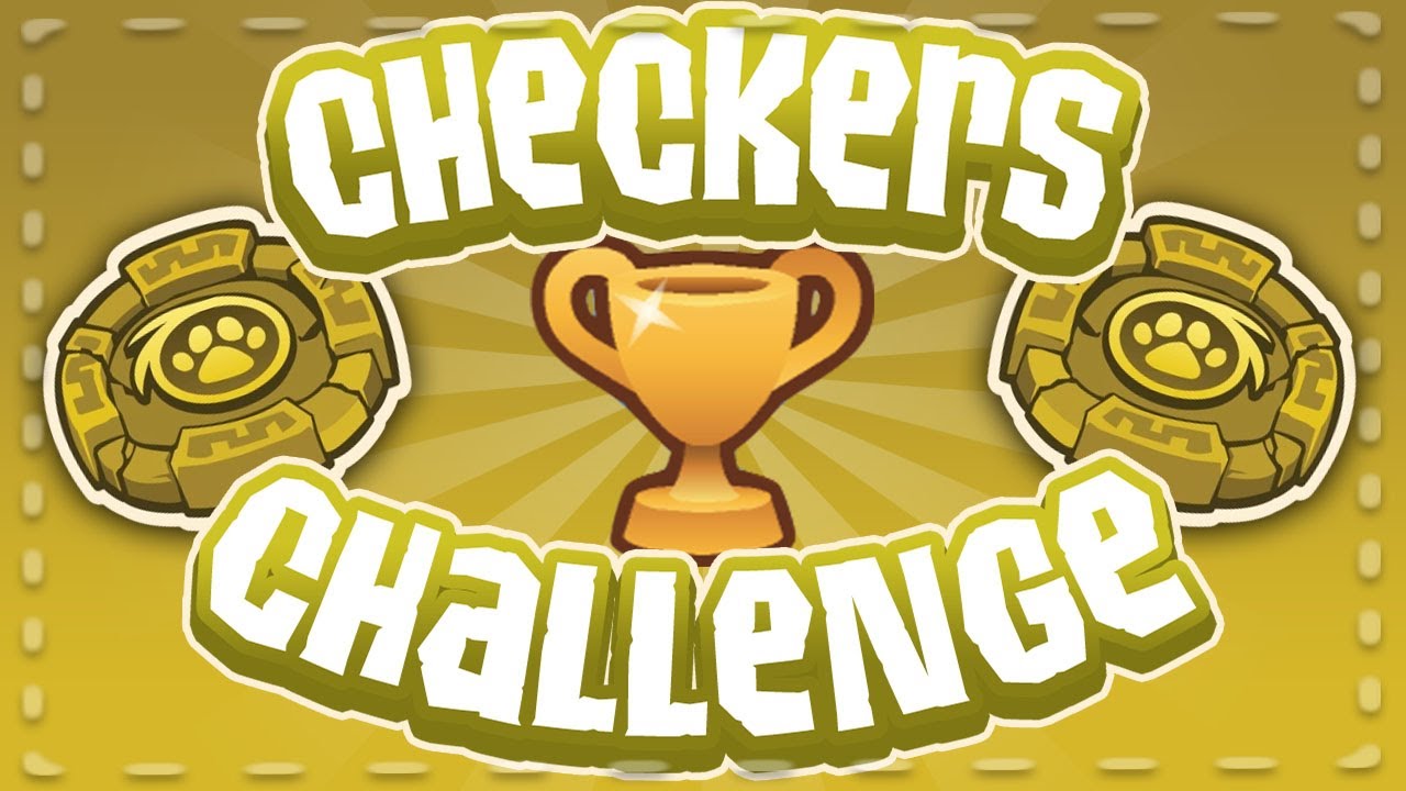 Animal Jam Checkers Challenge! ~⁜|| - YouTube