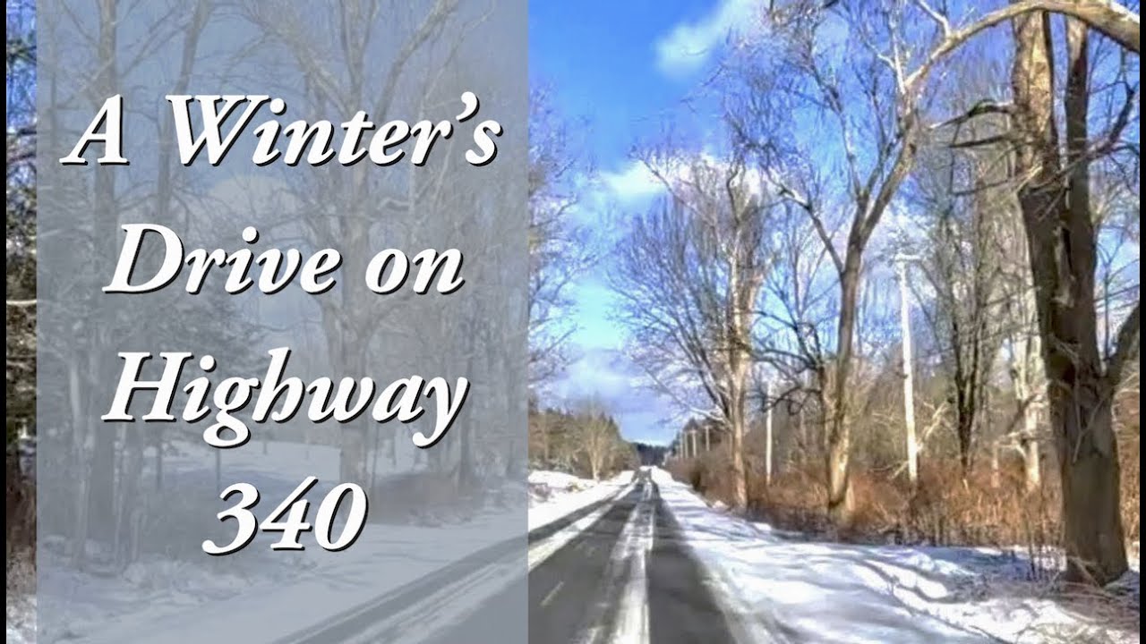 A Winter's Drive on Highway 340 | Nova Scotia | Dash Cam Series - YouTube