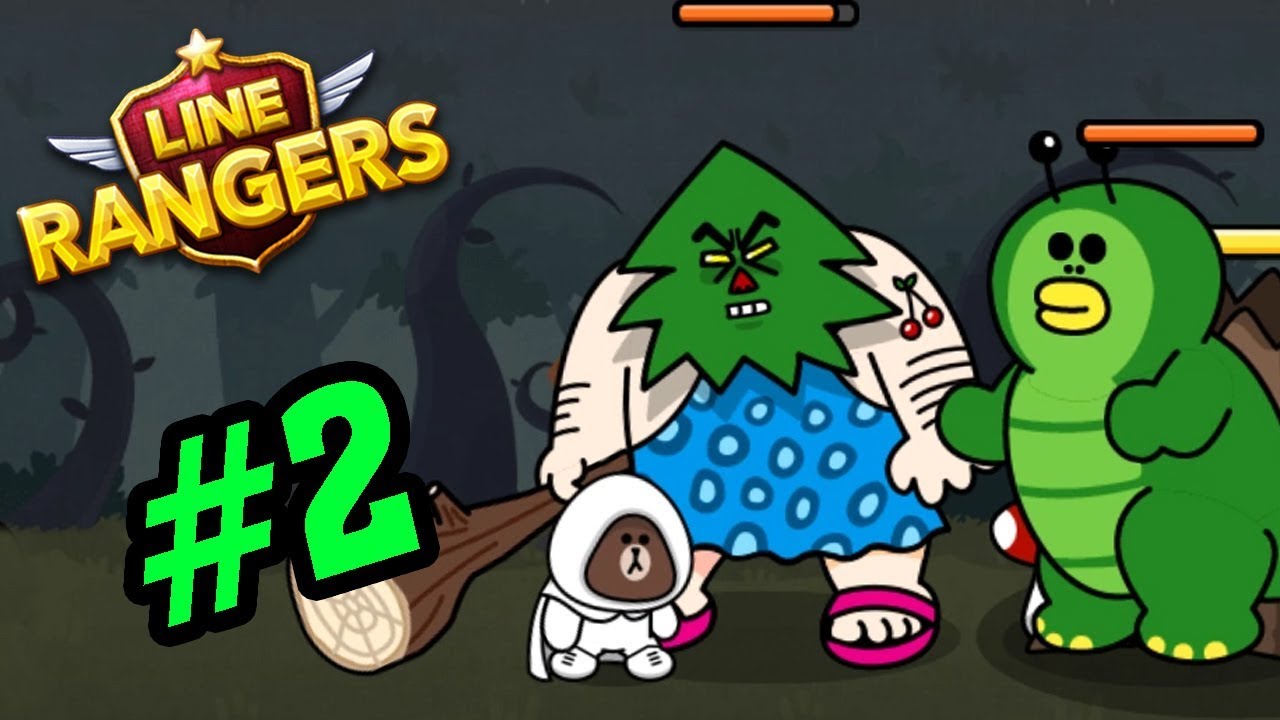 Line Rangers Game Mobile #2 - Gấu Nâu Sát Thủ Đại Chiến Boss Côn Trùng ...