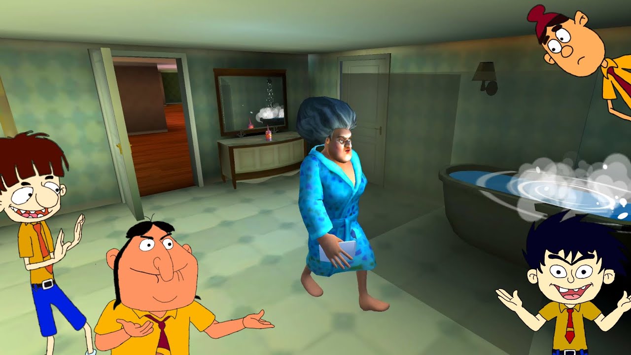 budha badri😜 scary teacher 3D😁🤣 बुंदबुध और बुड़बक new challnge bud ...