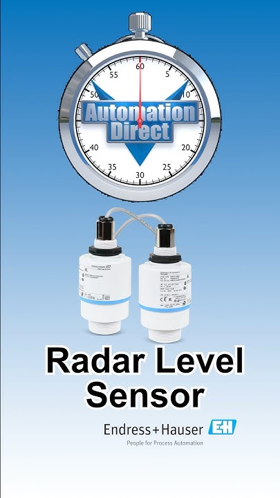 Endress+Hauser Radar Sensor from AutomationDirect - YouTube