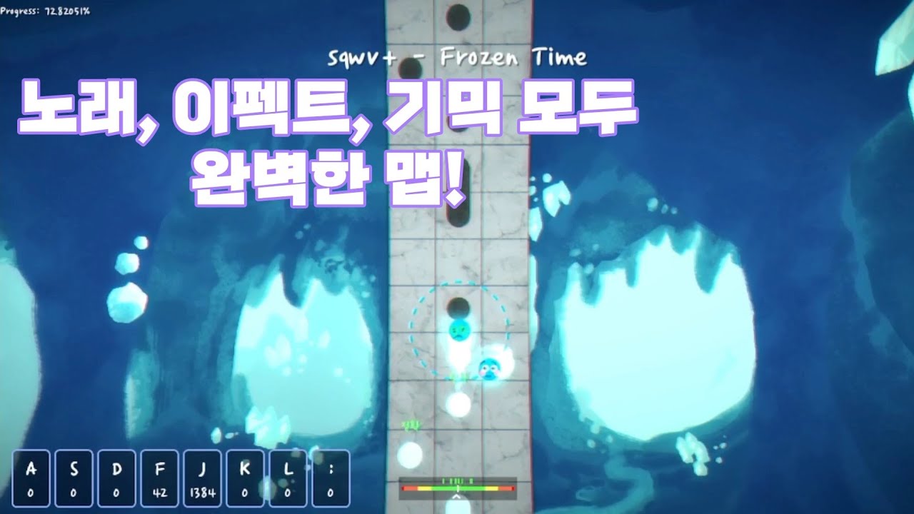 DLC기믹을 활용한 신박한 맵! [얼불춤 Frozen Time] - YouTube