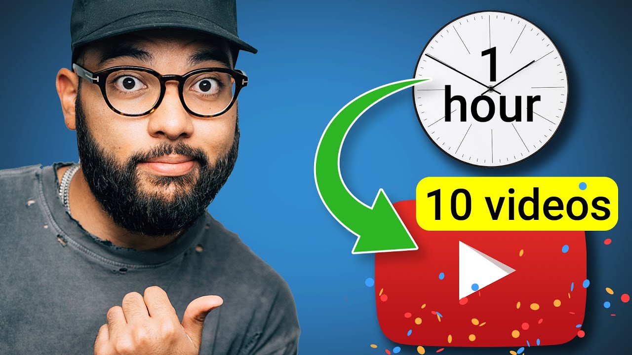 How I Create 10 YouTube Videos in 60 Minutes - YouTube