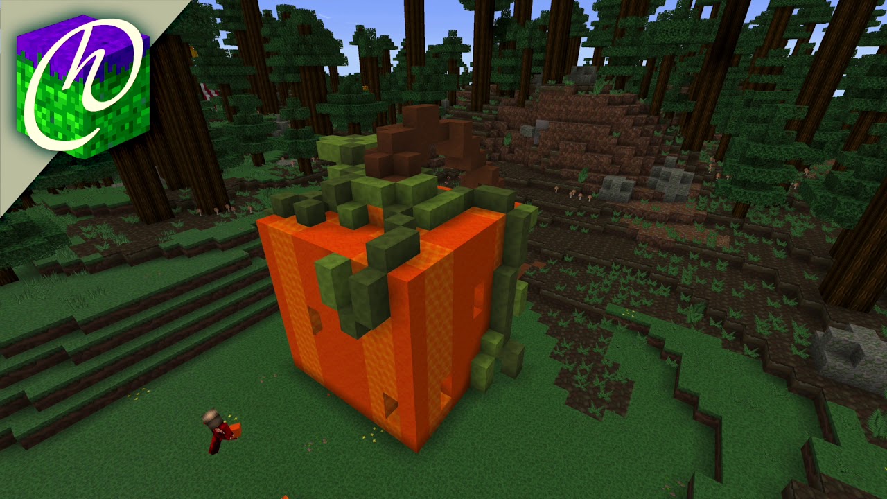 GIANT PUMPKIN HOUSE | Minecraft 1.13 - YouTube