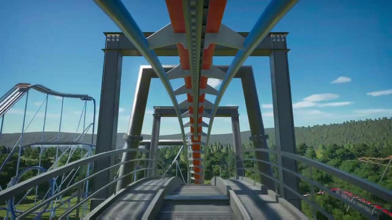 The Ohio Screamer-The Grim's Amusement Park - YouTube