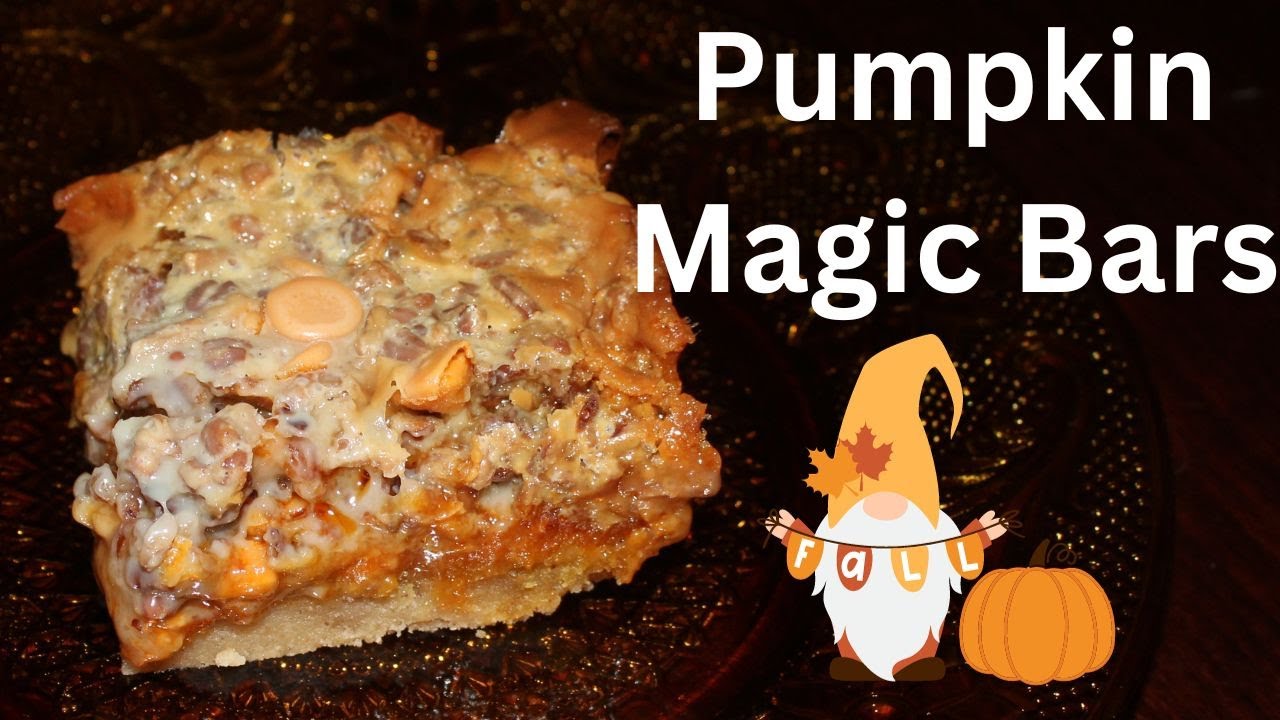 Pumpkin Magic Bars Recipe - YouTube