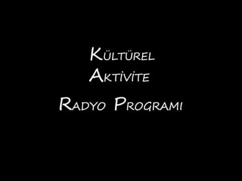 kültürel aktivite(radyo programı)