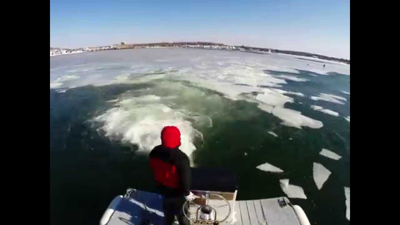 Time Lapse Ice Breaking - YouTube