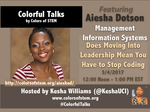 Colorful Talks w/Kesha Williams & Aiesha Dotson - YouTube
