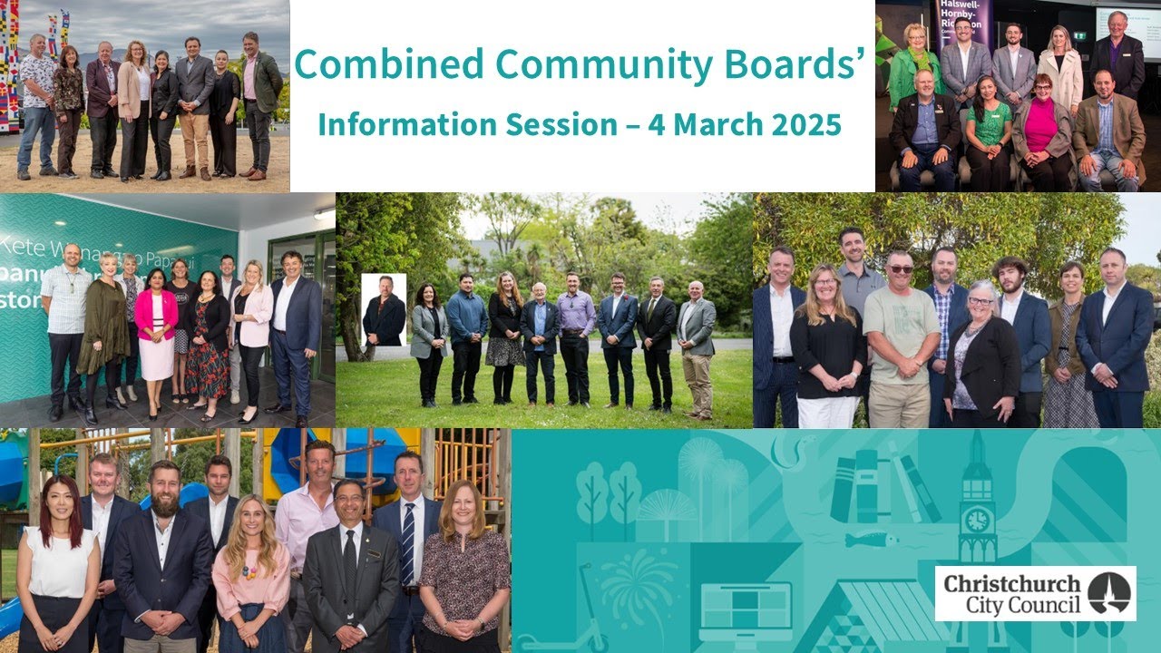 Combined Community Boards Information Session - 4 March 2025 - YouTube