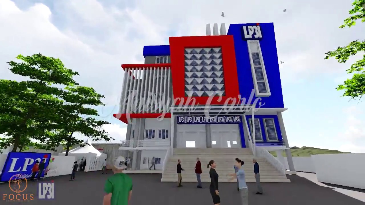 Design 3D Gedung LP3I Medan (Peresmian Gedung) - YouTube