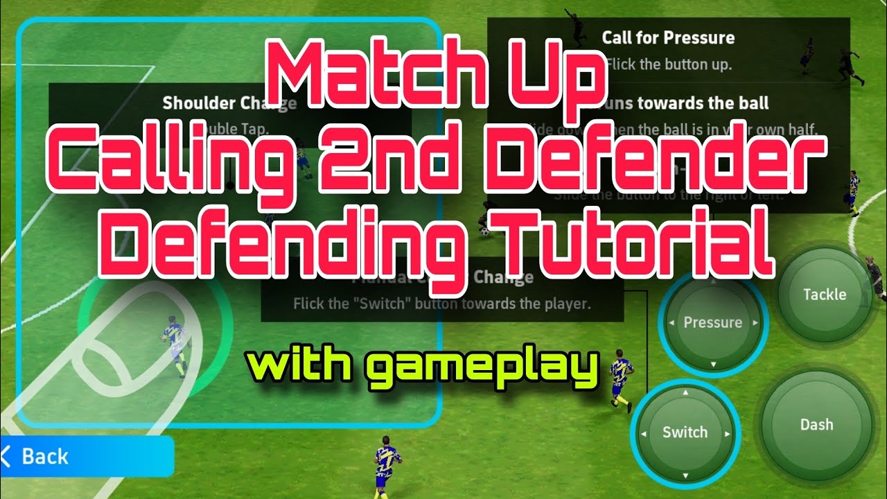 HOW TO DEFENCE or MATCH UP in e-football mobile 2024 !! how to defend ...