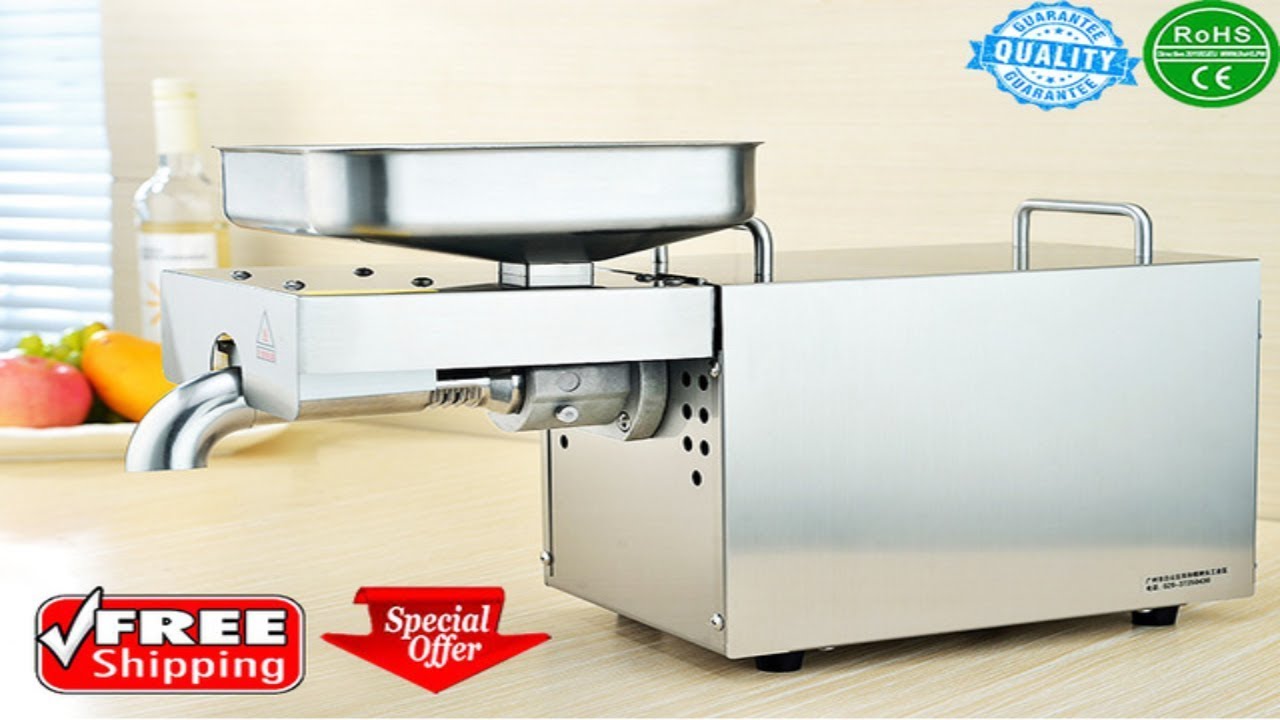 Organic Oil extraction Machine, Mini Oil Expeller Machine for Home ...