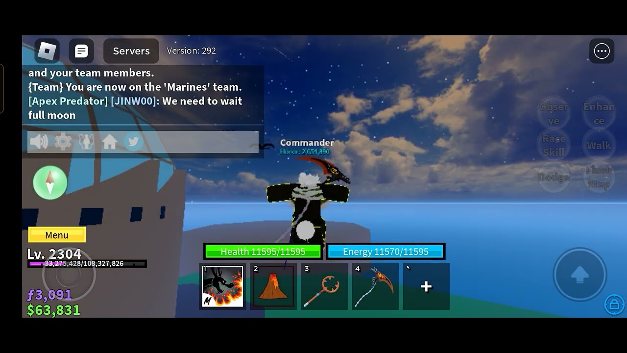 Trying to get mink v4 in second sea.!! - YouTube