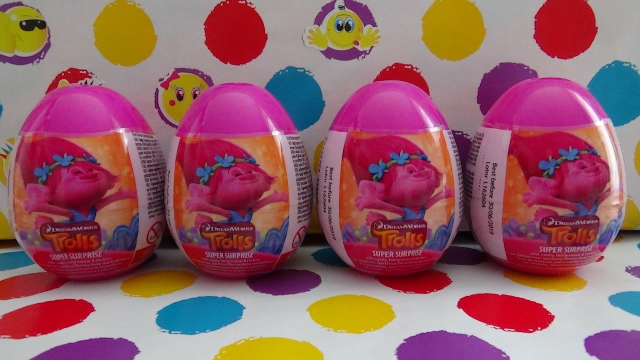 Trolls Egg Toys! - YouTube