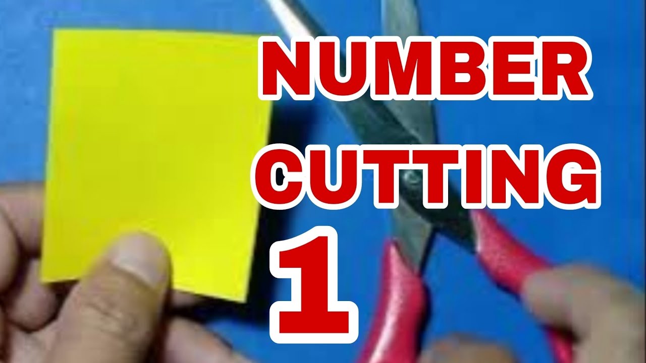 number cutting tutorial #1 - YouTube