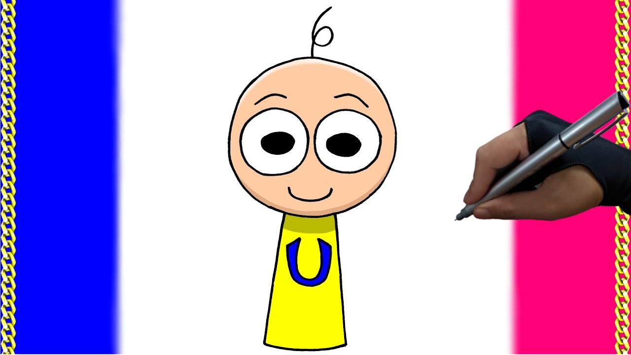How To Draw Sprunki Oc Upin - YouTube